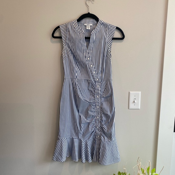 Bar III | Dresses | Nwot Bar Iii Dress Womens Striped Flounce Dress Xs ...